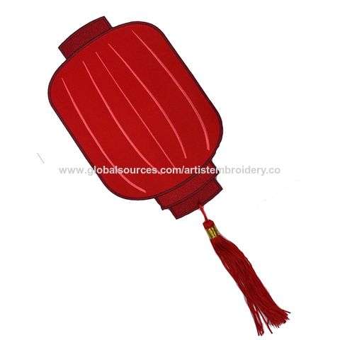 Buy Wholesale Taiwan Chinese Lantern Embroidered Patch, Copyright ...