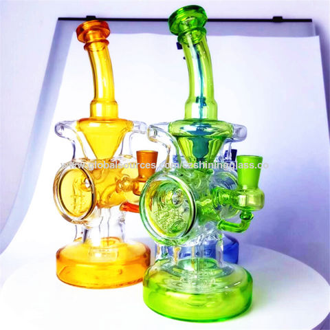 China High end design water drain glass smoking water pipe oil rigs on ...