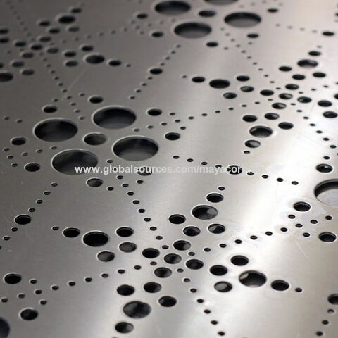 Buy Wholesale China Oem Supplier Pvdf Stainless Steel Decorative Perforated Sheet Mesh Panel ...