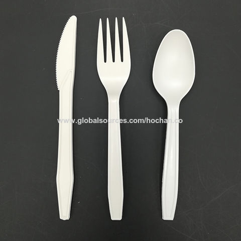 China Biodegradable 6" Corn Starch cutlery Kit on Global Sources ...
