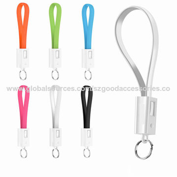 Buy Wholesale China Ring Key Chain Usb Cables Phone Short Charging ...