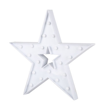 China Hot sell led marquee light star led light design plastic led ...