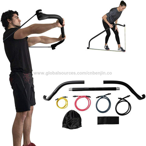 Buy Wholesale China Portable Resistance Workout Set, Detachable Bar For ...