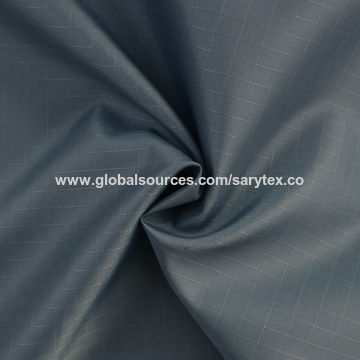 70D Nylon Waterproof Rib Stop Fabric For Jacket, Nylon Fabric Rib Stop ...