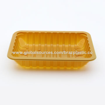 Disposable plastic packaging MAP tray, processed Meat Packaging Trays ...