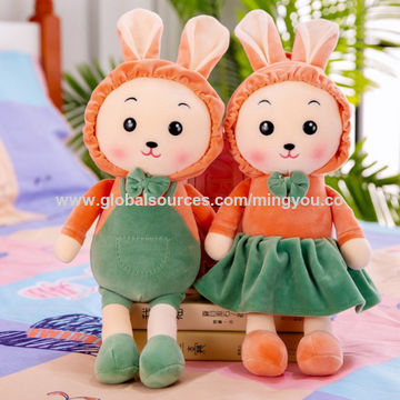 Cute little rabbit doll, doll pillow, rabbit doll plush toys pillow ...