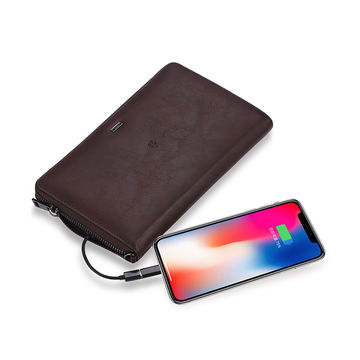 Buy Wholesale China Built-in Micro Usb Cable Ultra Slim Wallet 5000mah ...