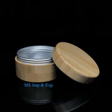 100ml eco skin care bamboo container for cosmetic packaging, bamboo ...