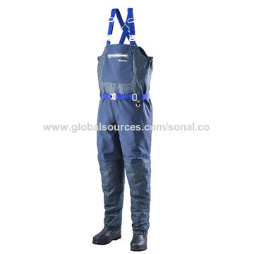 Blue Ridge Breathable Waders In Denim Wide Insulated Pvc Bootfoot With ...