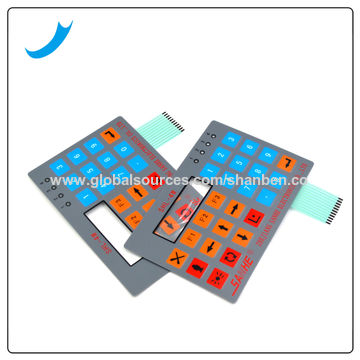 Buy Wholesale China Membrane Switches Keypad, Overlay With Flexible ...