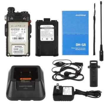 Dmr Radio, 1024 Channels, Dmr-5r Two Time Slots Digital Dual Bands Dual ...