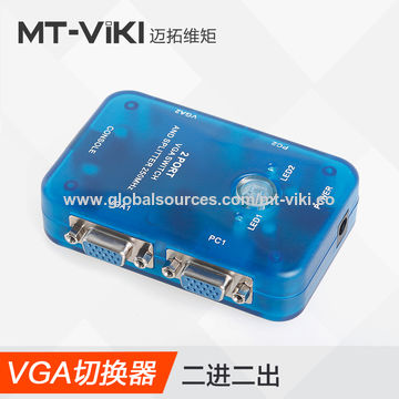 Buy Wholesale China Mt-viki Mini Vga Splitter Switch 2 Input 2 Output ...