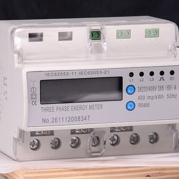 Buy Wholesale China Din-rail Lcd 60 A Smart Energy Meter Best Seller In ...