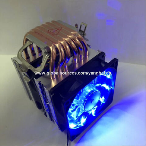 ChinaHot sale cooling light dual fans led cpu cooler with led light on ...