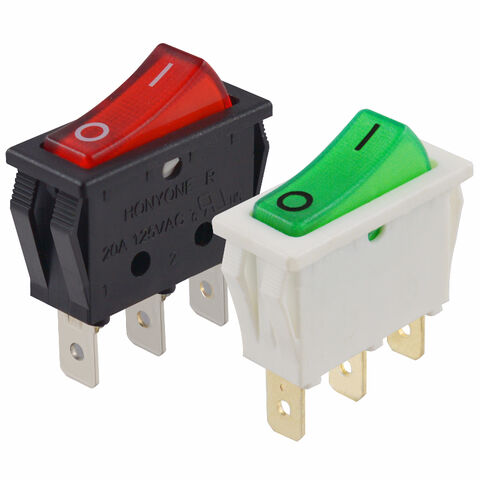 Buy Wholesale China Honyone On/off Micro Rocker Switch, 16a/2-pin Black ...