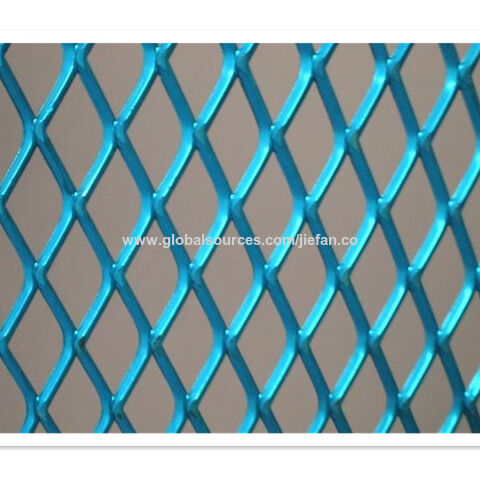 Compre Hoja De Malla Metálica Expandida Galvanizada/recubierta De Pvc ...