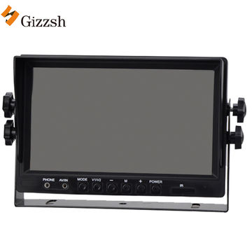 China 9inch AHD truck quad split display lcd monitor support 4 channels ...
