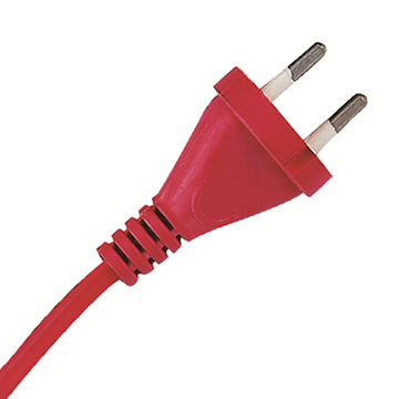 10A 16A 250V Euro 2 round pin power plug cord top plug cable, 16A power ...
