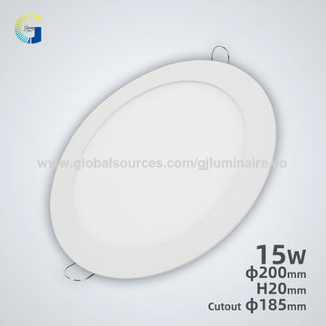 Buy Wholesale China High-lumen 15w Recessed Led Panel Light Round Shape ...