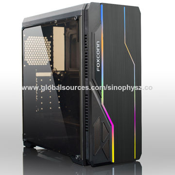 Buy Wholesale China Mid Tower Atx Gaming Computer Rgb Strip Light Case ...