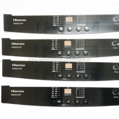 Buy Wholesale China Washing Machine Membrane Control Panel Graphic ...