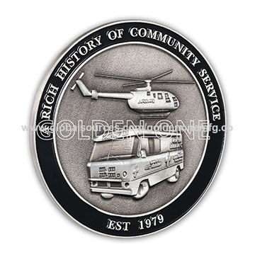 Buy Wholesale China Customized 3d Embossed Logo Nickel-plated Challenge ...