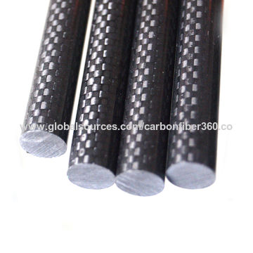 Buy Wholesale China Custom 3k Full Plain Carbon Fiber Solid Rod ...