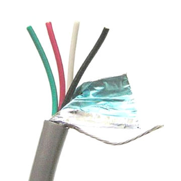 Buy Wholesale China Security Alarm Cable, 4-core, Shielded Cable, Ce And Rohs Marks & Alarm ...