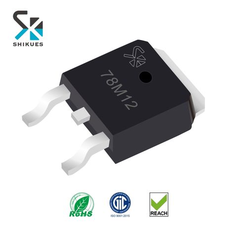 THREE TERMINAL VOLTAGE REGULATOR IC, VOLTAGE REGULATOR IC 78M12 1.3W ...