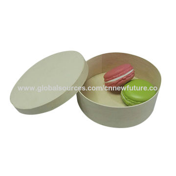 Buy Wholesale China Custom Birch Veneer Wood Packaging Box Round Candy ...