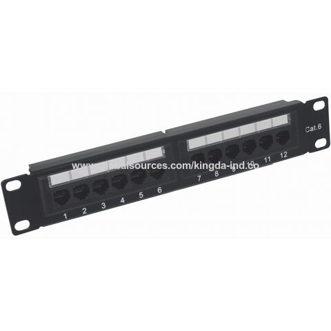 Buy Wholesale China Patch Panel 10" 1u Utp Cat5e 12 Ports.krone&110 ...