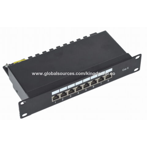Buy Wholesale China Patch Panel 10" 1u Stp Cat5e 8 Ports Krone&110 Dual ...