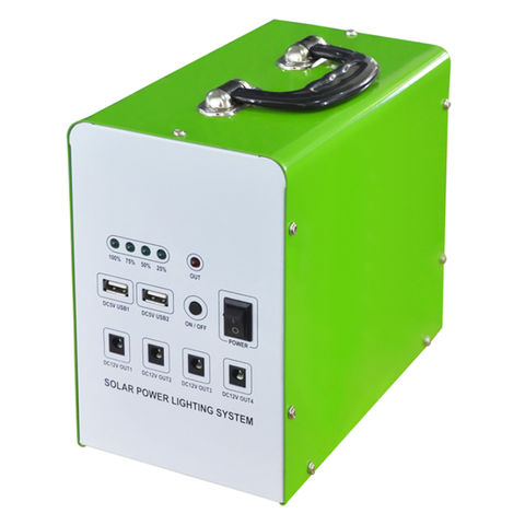 Buy Wholesale China Dc Solar Power Kits With Lead Acid Battery 20ah 50w ...