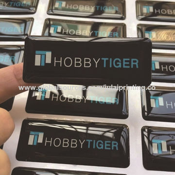 Buy Wholesale China Printed Epoxy Sticker Logo Custom Epoxy Sticker ...