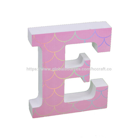 6 IN PINK MERMAID LETTER, MERMAID LETTER PINK LETTER LETTER - Buy China ...