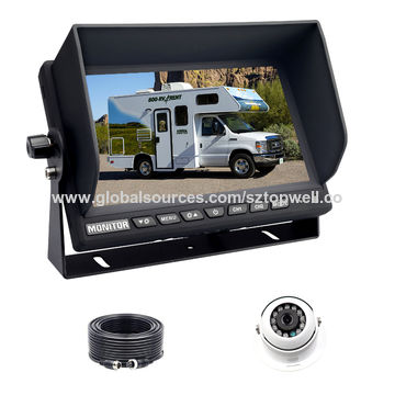 2 CH Rear View System with 7'' LCD Monitor, Car Rearview system 7'' TFT ...