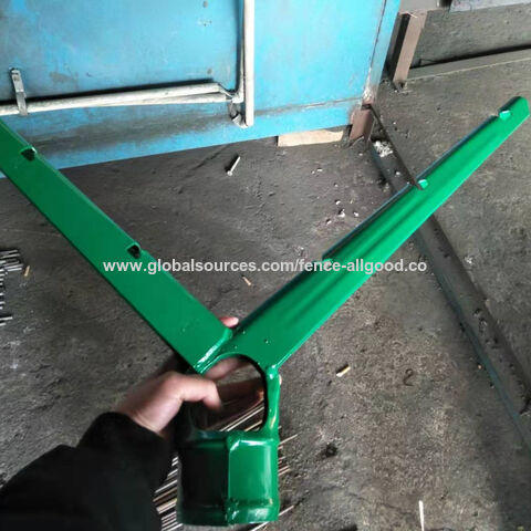 Fence Fittings top barbed wire double arm,Metal accessories 6 strands ...