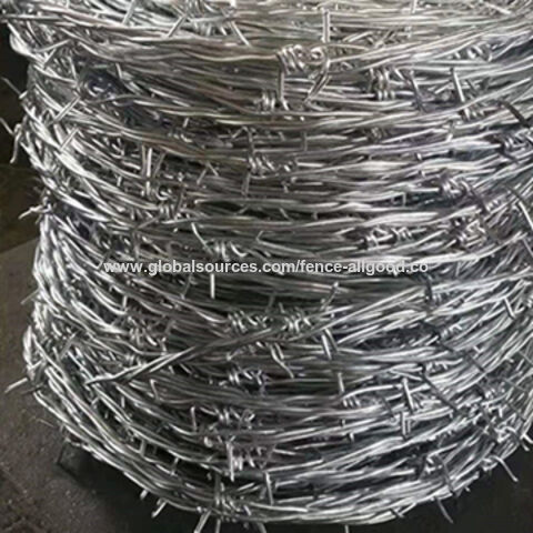 Buy Wholesale China Barbed Wire 4 Point 12-1/2 Gauge,steel Thorn Wire ...