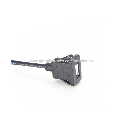 USB 3.0 Type A Snap-In Panel Mount Cable, Panel Mount Cable Snap-in ...