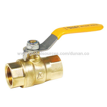 Buy Wholesale China Brass Ball Gas Valve With Steel Shank, N4 & Brass ...