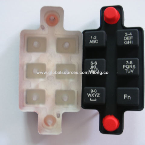 Buy Wholesale China Customized Silicone Numeric Keypad With Laser ...