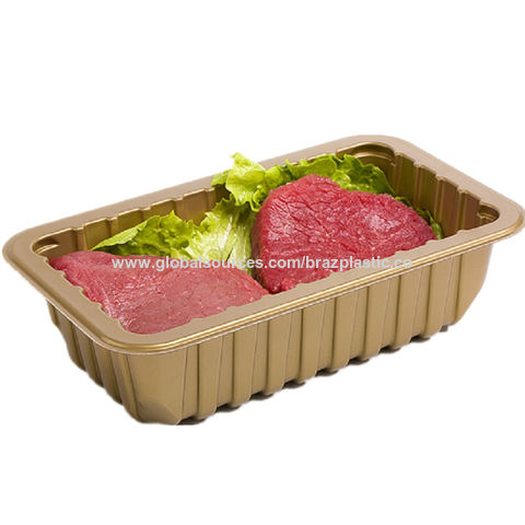 Disposable PP PET Plastic Meat food Packaging Trays for supermarket ...