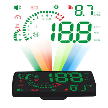 2020 Digital Car HUD Head-up Display with Over-speed Warning on ...