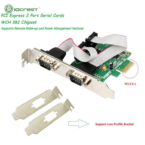 Buy Wholesale China Pcie To 2 Ports Serial Rs232 Db9 Multi I/o ...