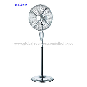 Buy Wholesale China 18 Inch Vintage Metal Stand Fan With Remote Control ...