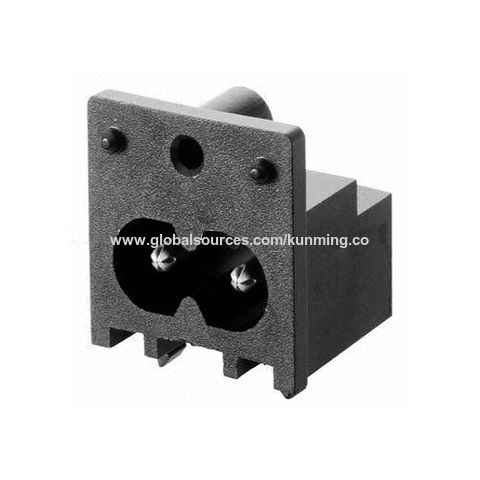2 Pin IEC60320 C8 Socket Type AC Power Connector UL cUL VDE Approved ...
