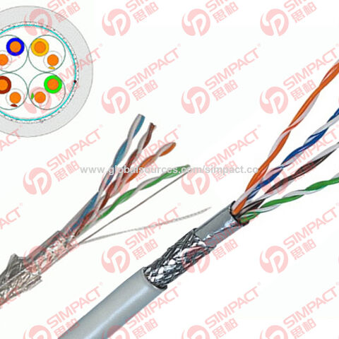 Sftp/ftp/sf/ftp Cat7 Bare Copper 1000ft, 0.575mm Conductor Bulk Network ...