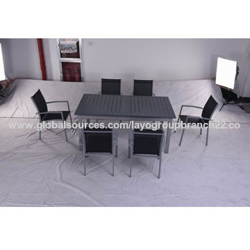 China Alum Extension Table Set on Global Sources,table set,dining set ...