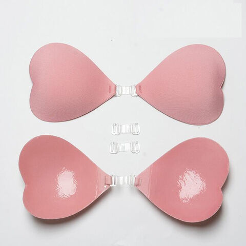 China Heart Shape backless strapless invisible adhesive gathering ...