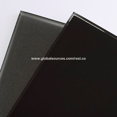 Factory Price 3mm-12mm black back painted glass wall with CE certified ...